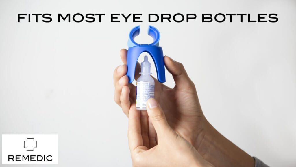 Benefits of using an eyedrop-guide for administrating eye drops - Remedic